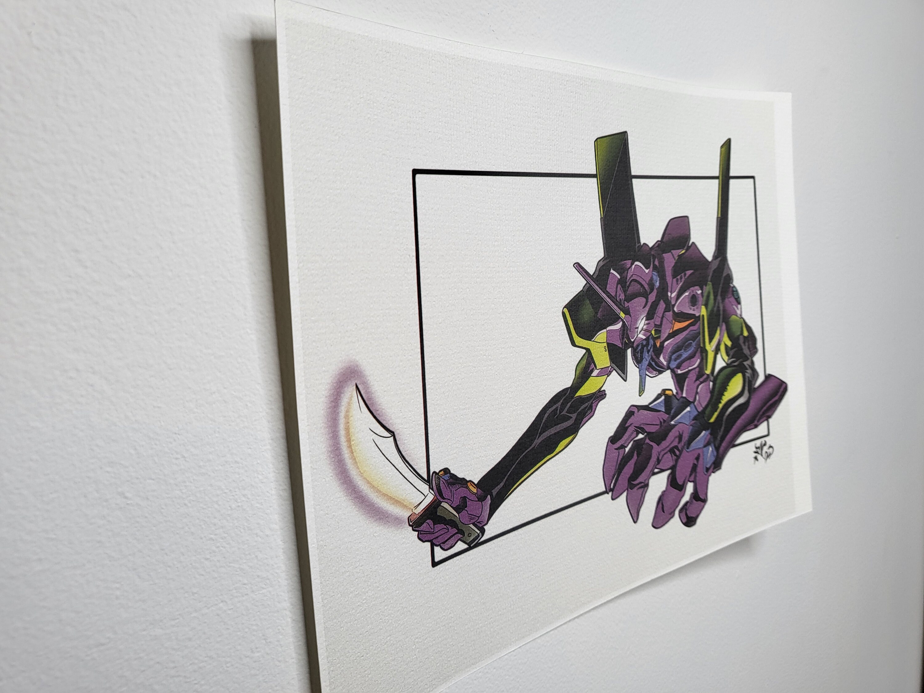 Anime Eva Painting Anime Eva Wall Art Anime Eva Wall Decor Anime Eva ...