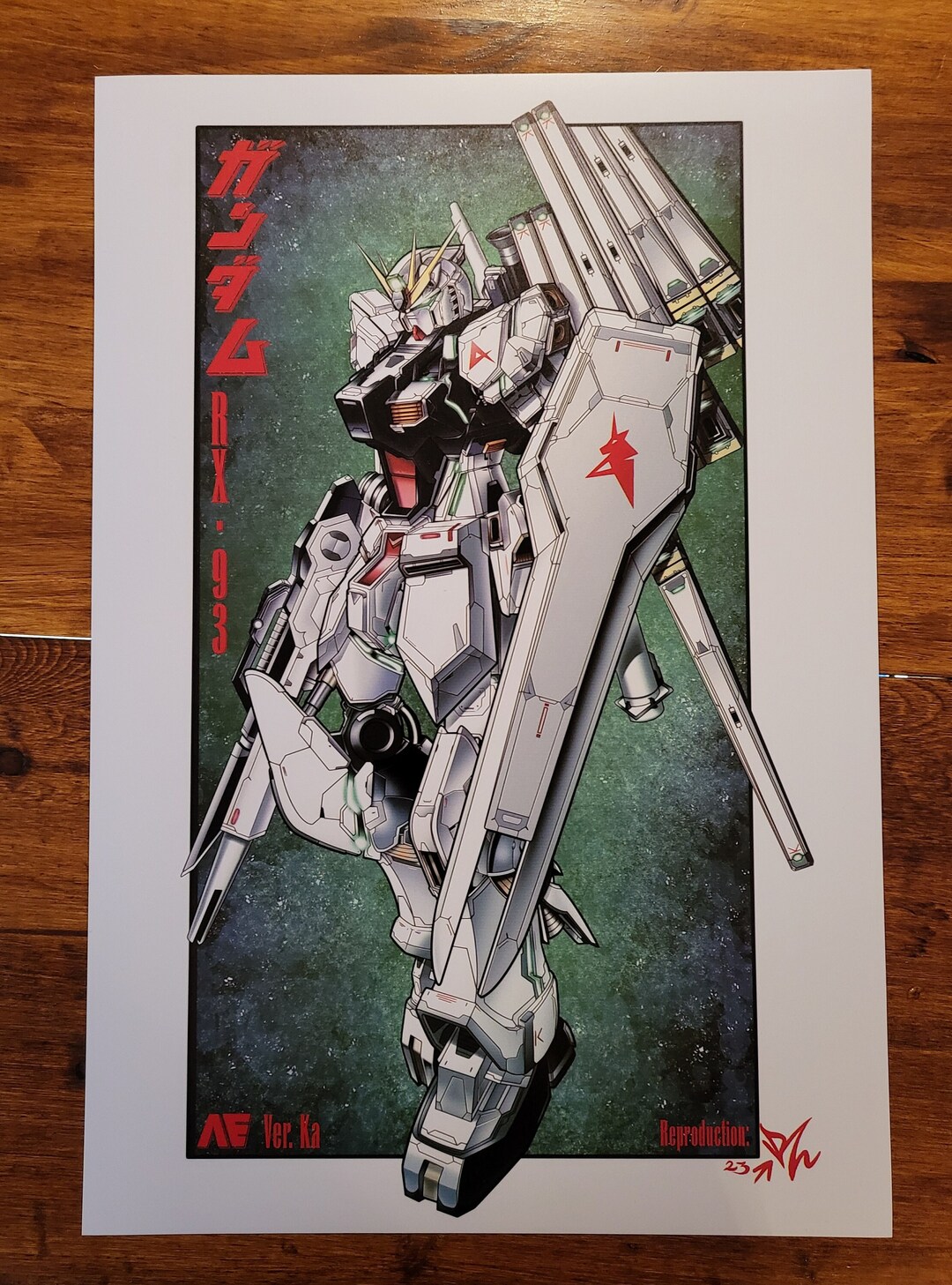 Gundam Anime Wall Poster Print Decor Gundam Poster Anime Poster (semi ...