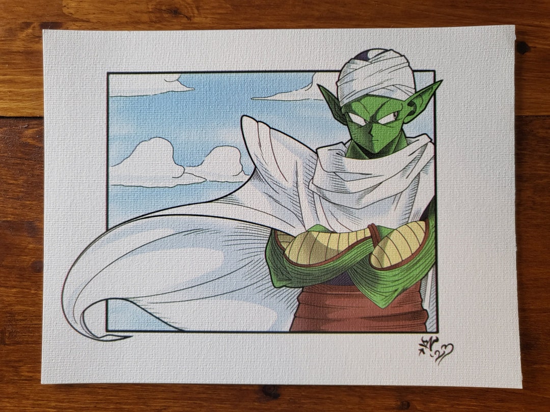 Anime Piccolo DBZ Painting Anime Piccolo Dbz Art Anime Piccolo Dbz Wall ...
