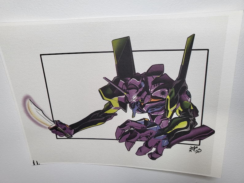 Anime Eva Painting Anime Eva Wall Art Anime Eva Wall Decor Anime Eva ...