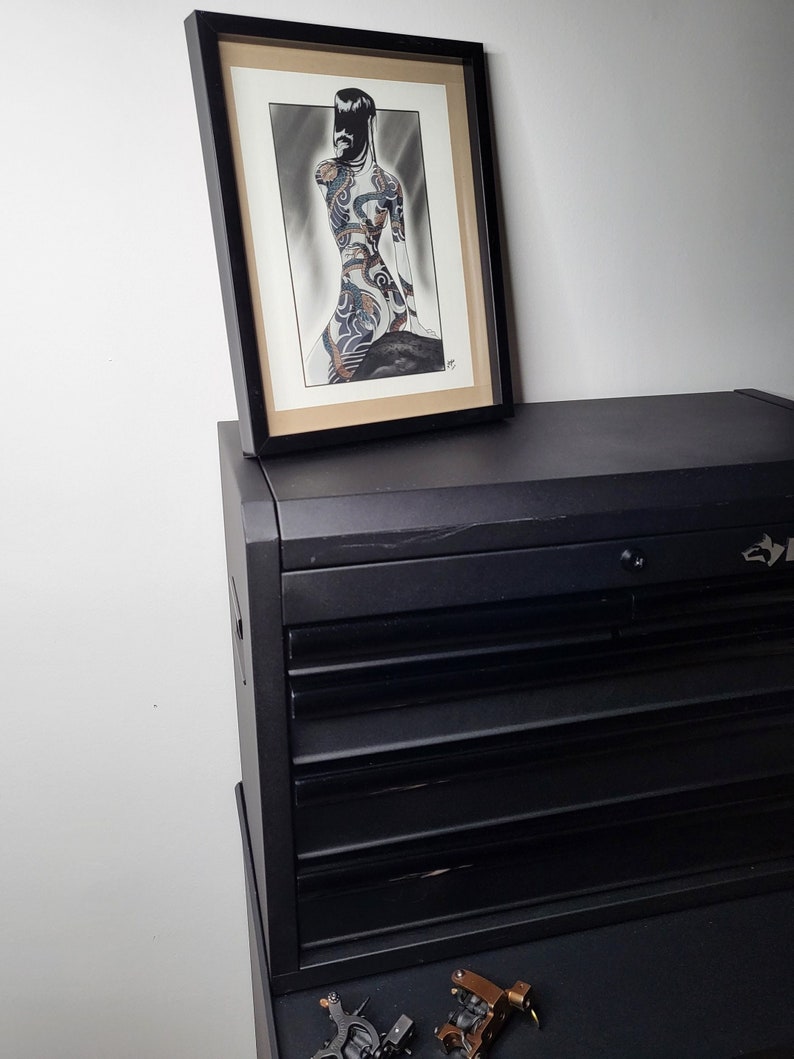 Anime Snake Ninja Painting Anime Snake Ninja Wall Art Anime Snake Wall ...