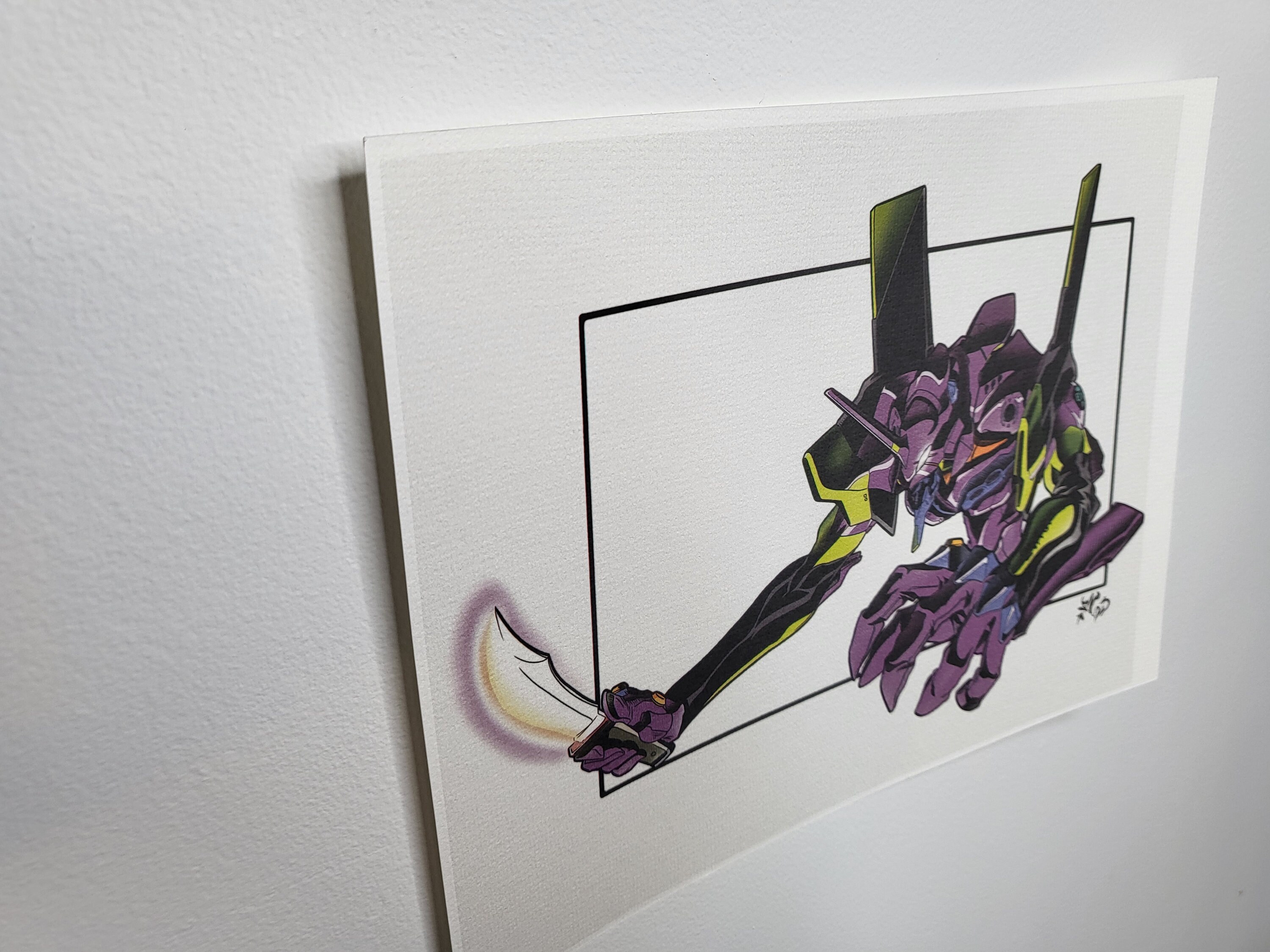 Anime Eva Painting Anime Eva Wall Art Anime Eva Wall Decor Anime Eva ...