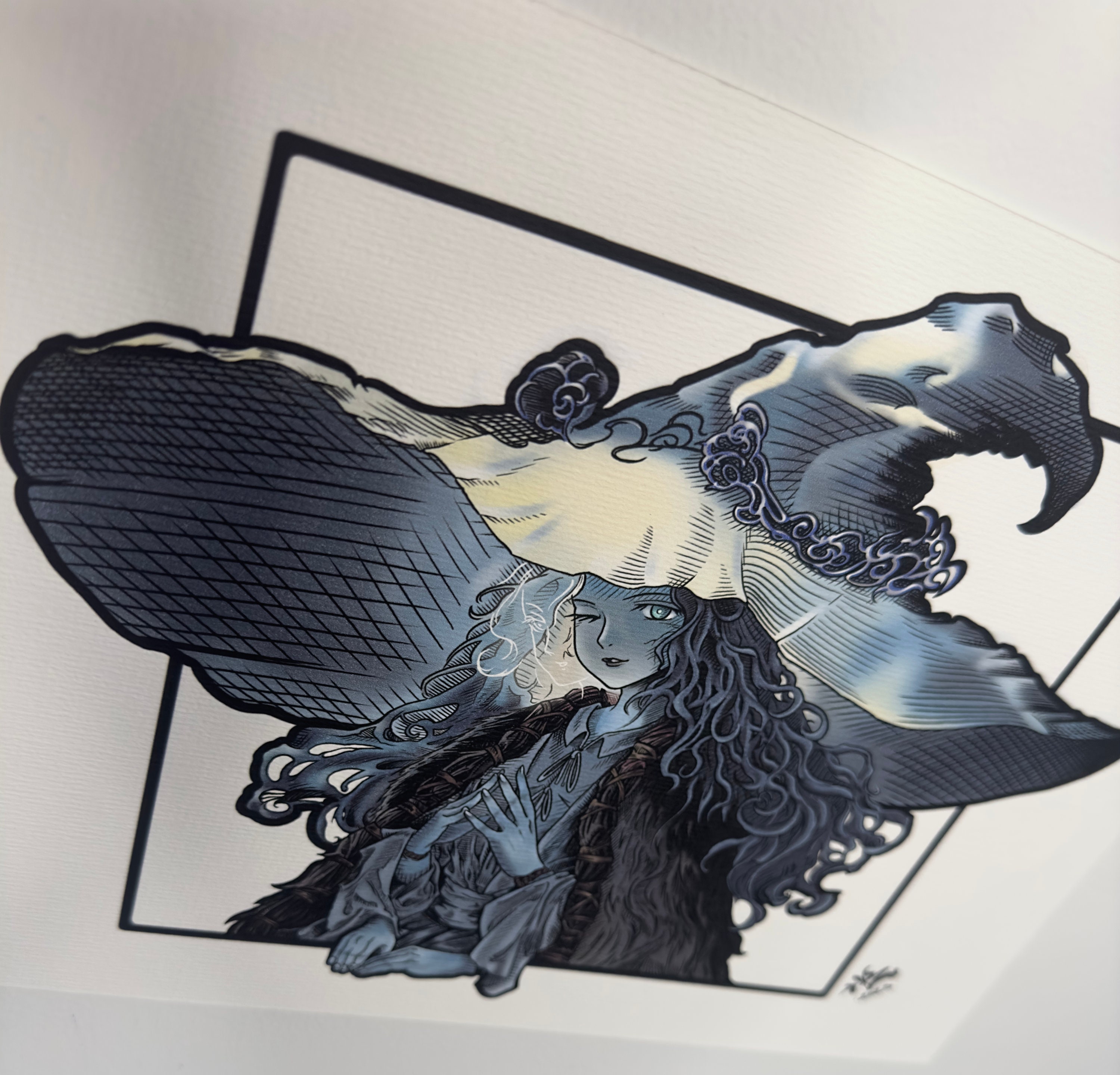 Anime Ranni Elden Ring Painting Anime Ranni Elden Ring Wall Art Anime ...