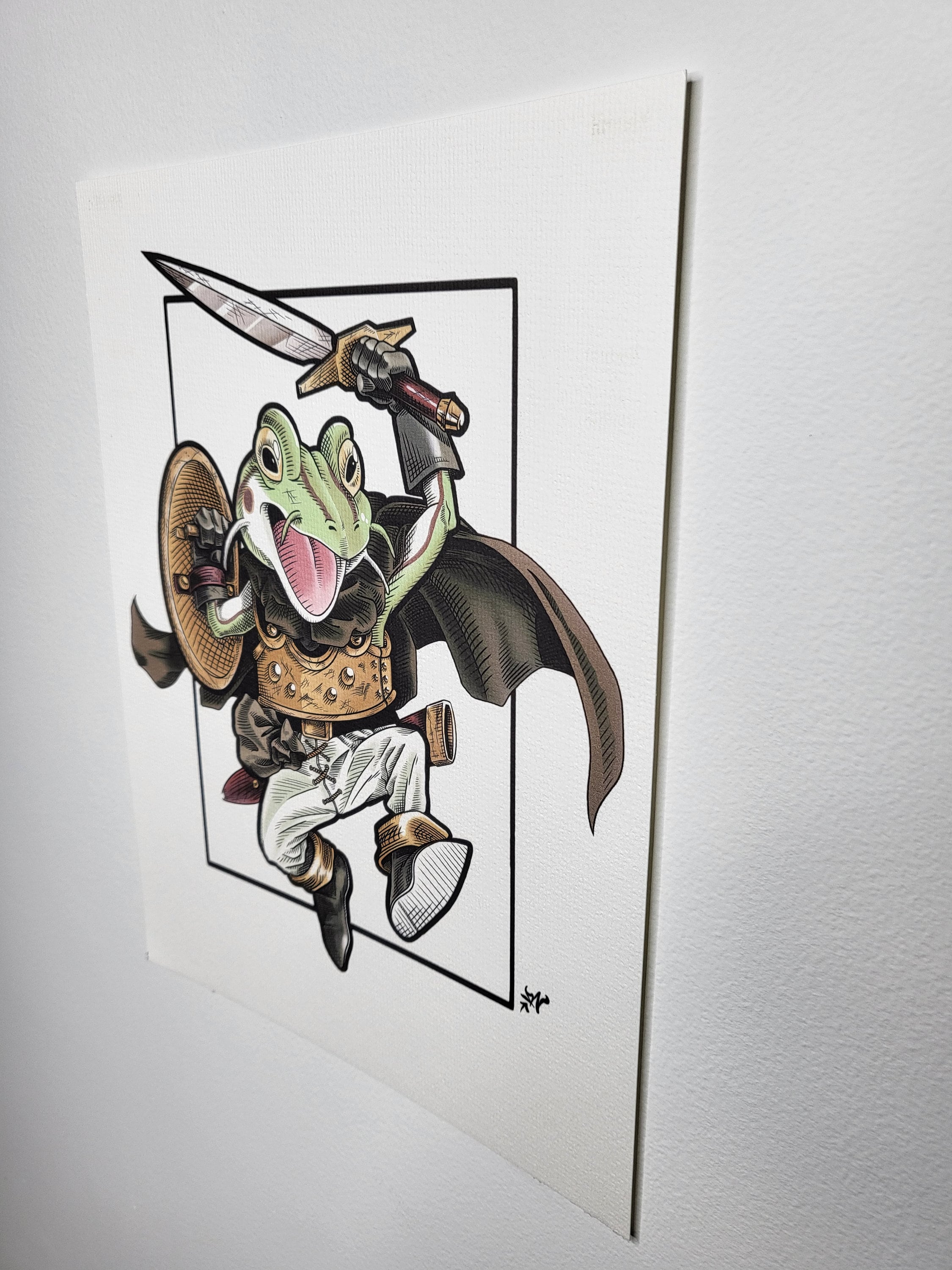 Anime Frog Painting Anime Frog Wall Art Anime Frog Wall Decor Anime ...