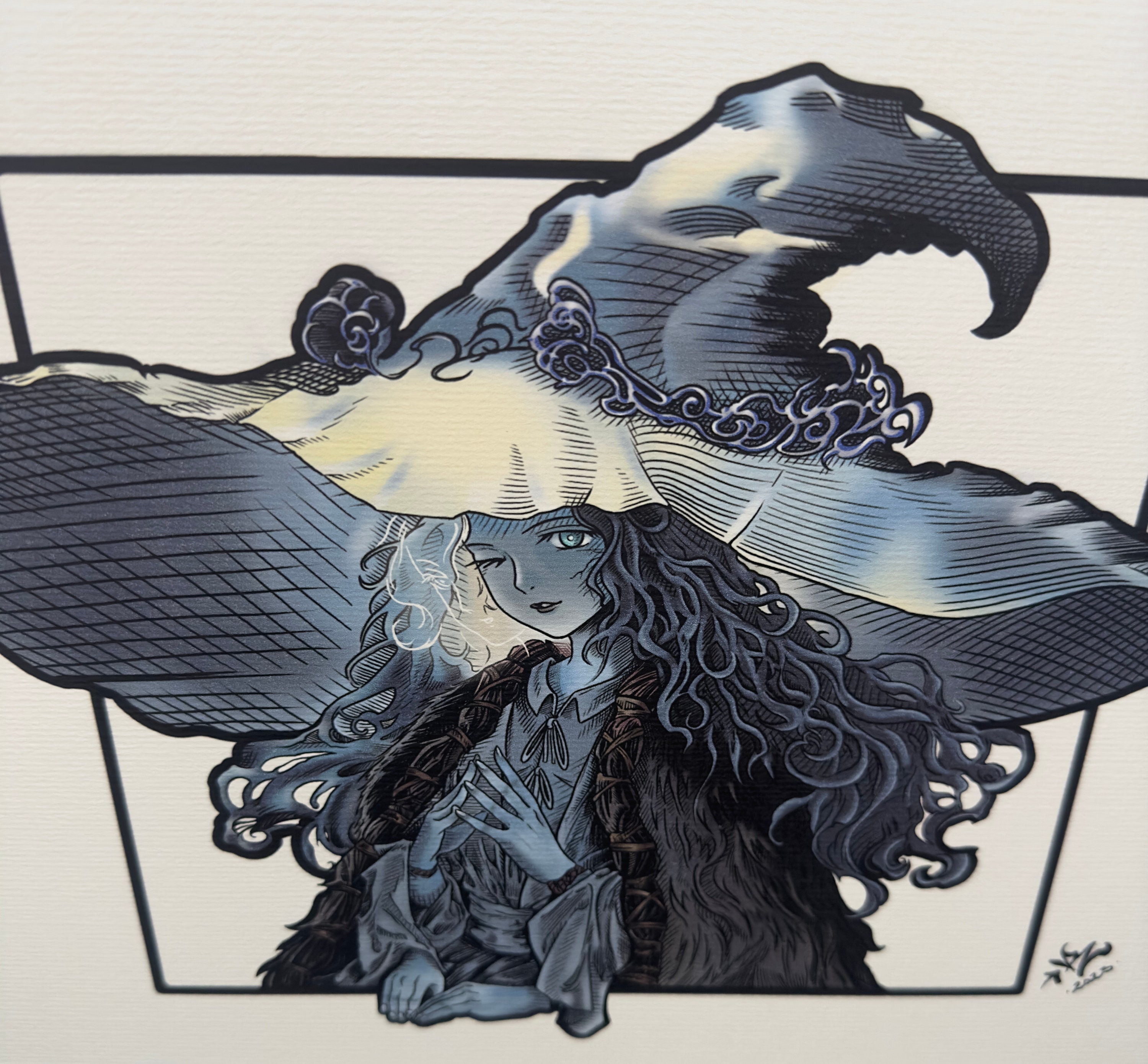 Anime Ranni Elden Ring Painting Anime Ranni Elden Ring Wall Art Anime ...