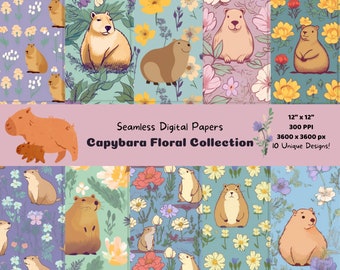 Dreamy Pixel Art Digital Paper Patterns - Seamless Digital Paper Pack ...