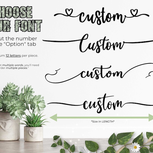 Metal Word Signs - Etsy