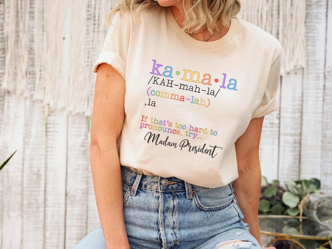 Madam President Definition Shirt, Kamala Harris Shirt, Subtle Campaign ...