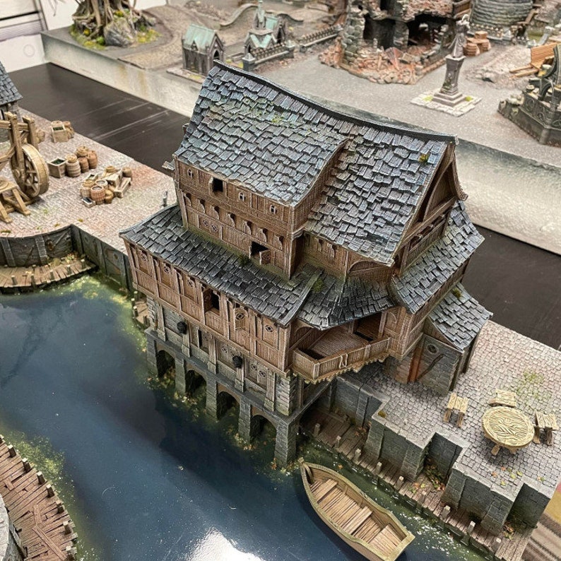 Ancrabourg Tavern the Deepsea Lantern 3D Layered Scenery Wargaming ...