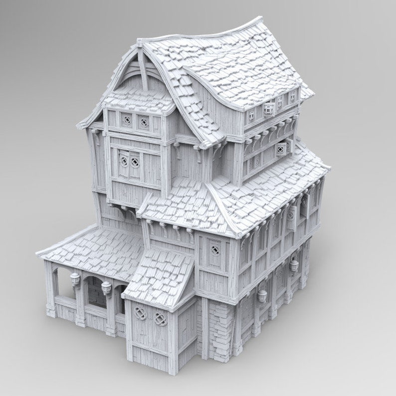 Ancrabourg Tavern the Deepsea Lantern 3D Layered Scenery Wargaming ...