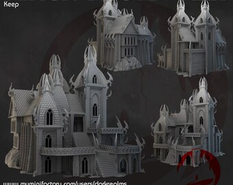 Dark Realms Arkenfel Building 2 Dnd Miniature Terrain for - Etsy