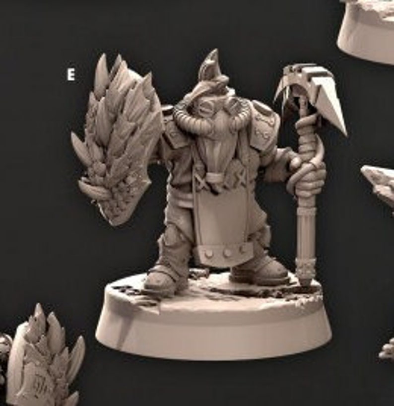 Vulcan Dwarves Spark Gadgeteers Castnplay 28mm Resin/sla 8K Wargaming ...