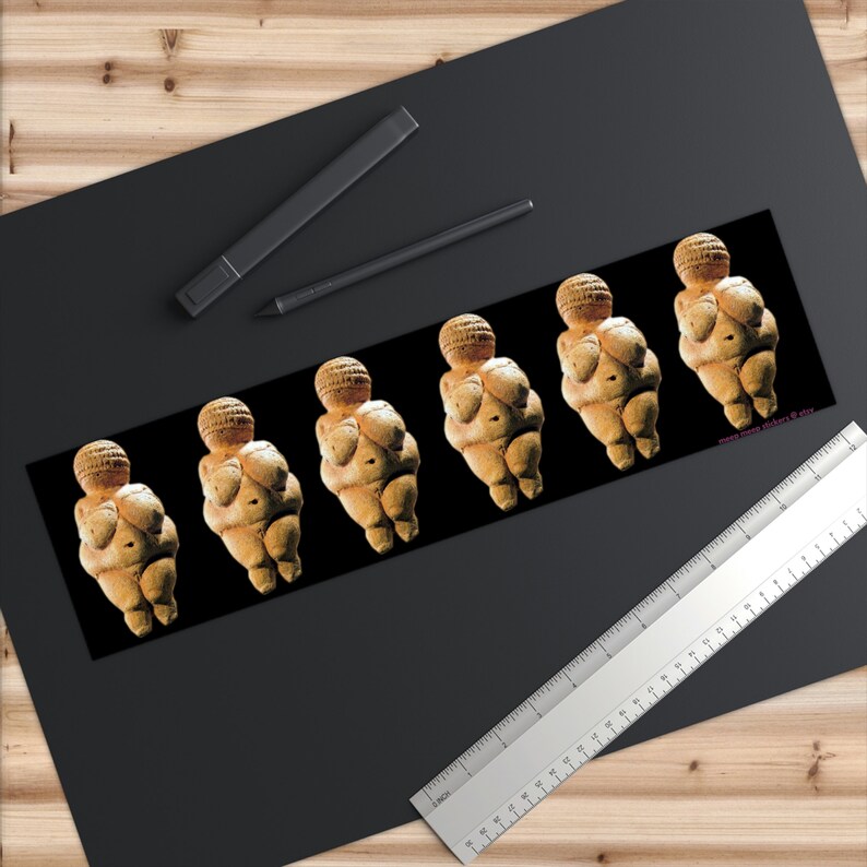 Venus of Willendorf Bumper Sticker Goddess Ancient Neolithic Body ...