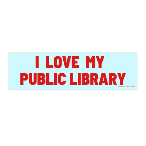 I Love My Library - Etsy