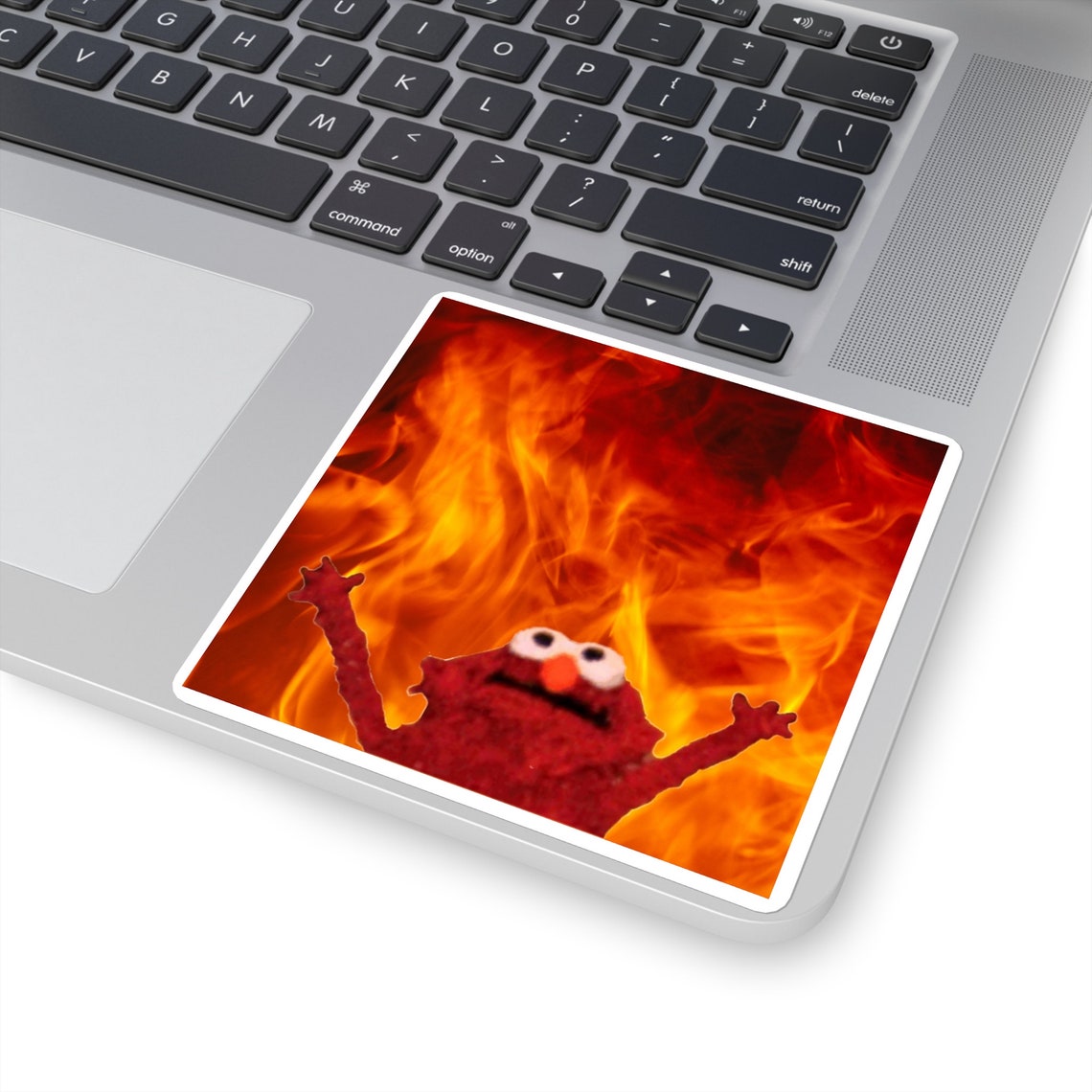 HELMO Square Sticker Funny Meme Decal HELL Fire Brimstone RIGHTEOUS ...