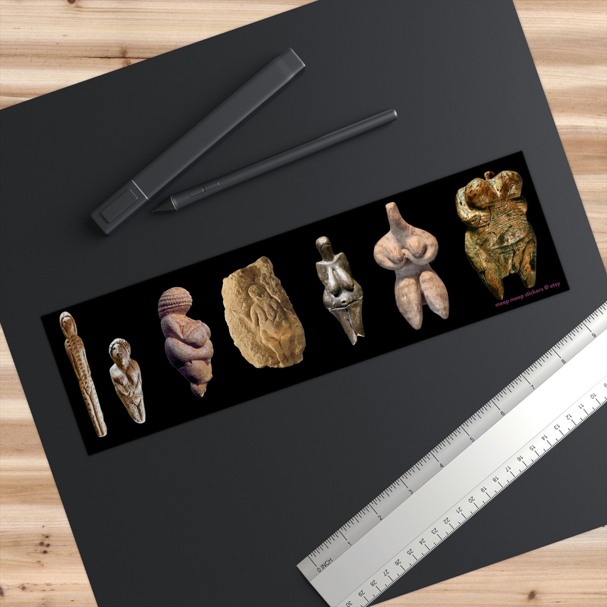 Prehistoric Goddess Bumper Sticker Gift Waterproof Vinyl Body ...