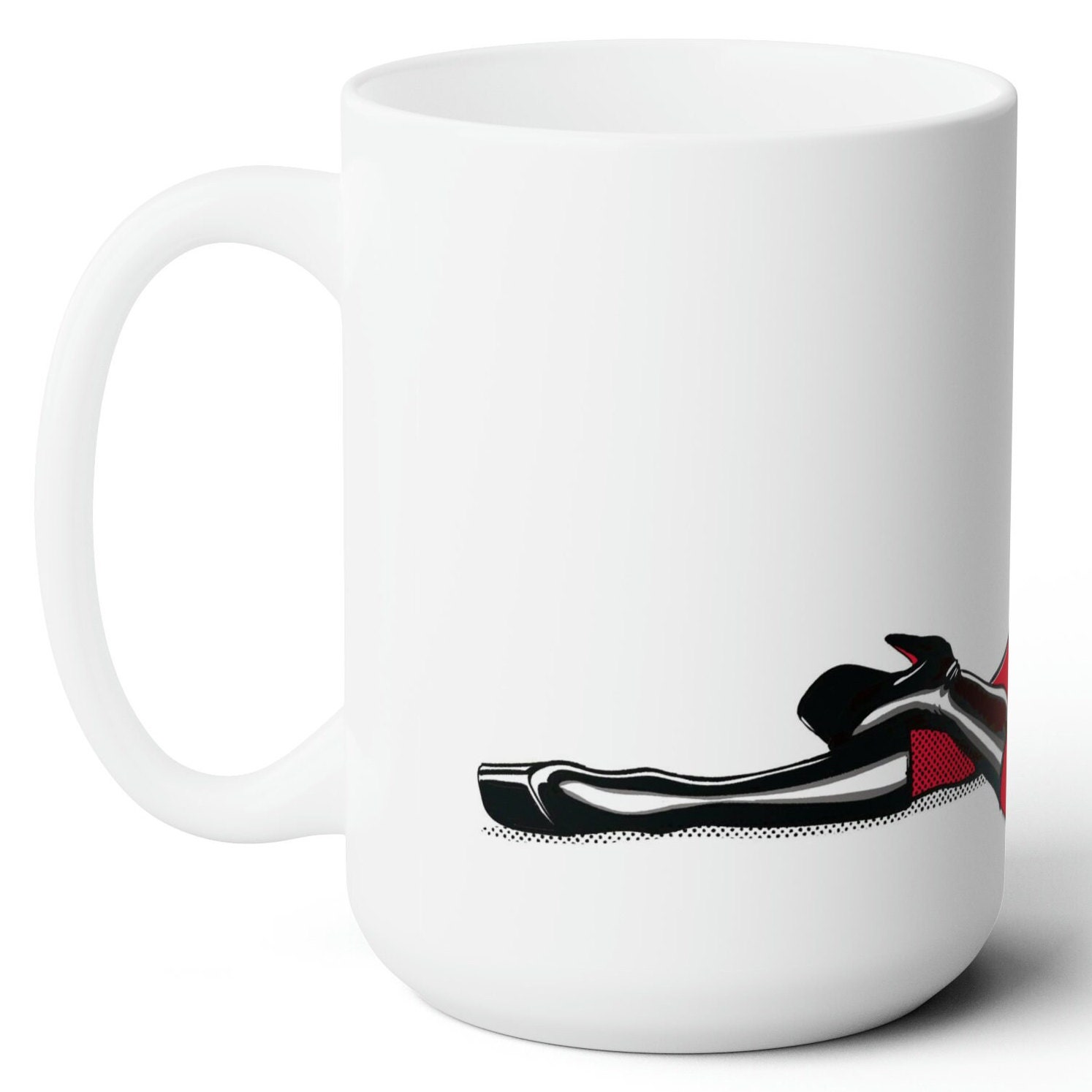 Pinup Art Mug, Sexy Devil Girl Mug, Topless Woman, Retro Style, Gift ...