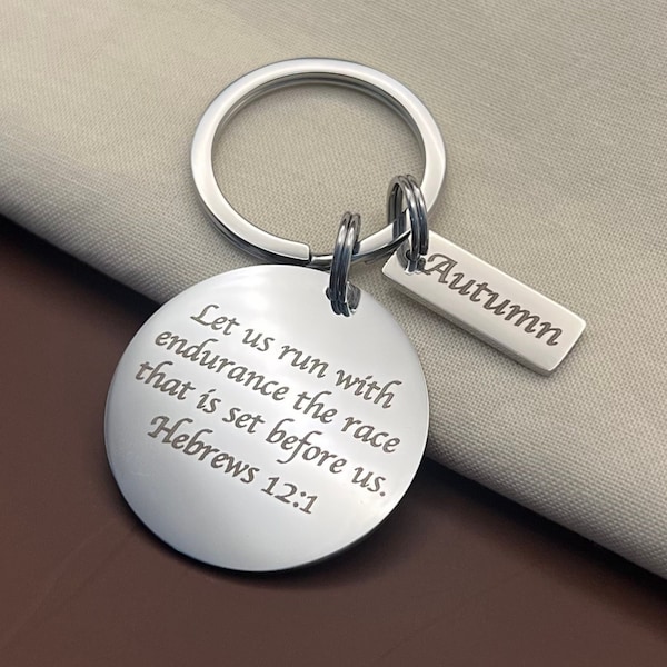 Bible Verse Keychain - Etsy