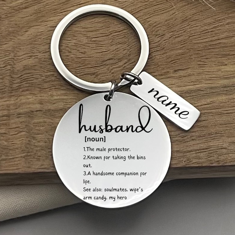 Husband Keychain - Etsy