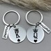 Custom Royal Couple Keychain Set: King, Queen, Stainless Steel - Etsy