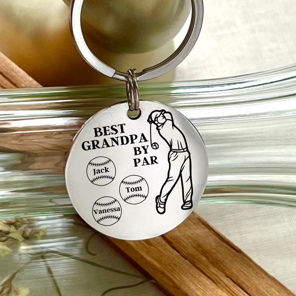 Keychain for Grandpa - Etsy