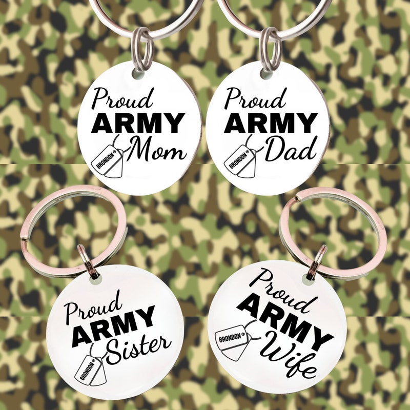 Army Keychain - Etsy