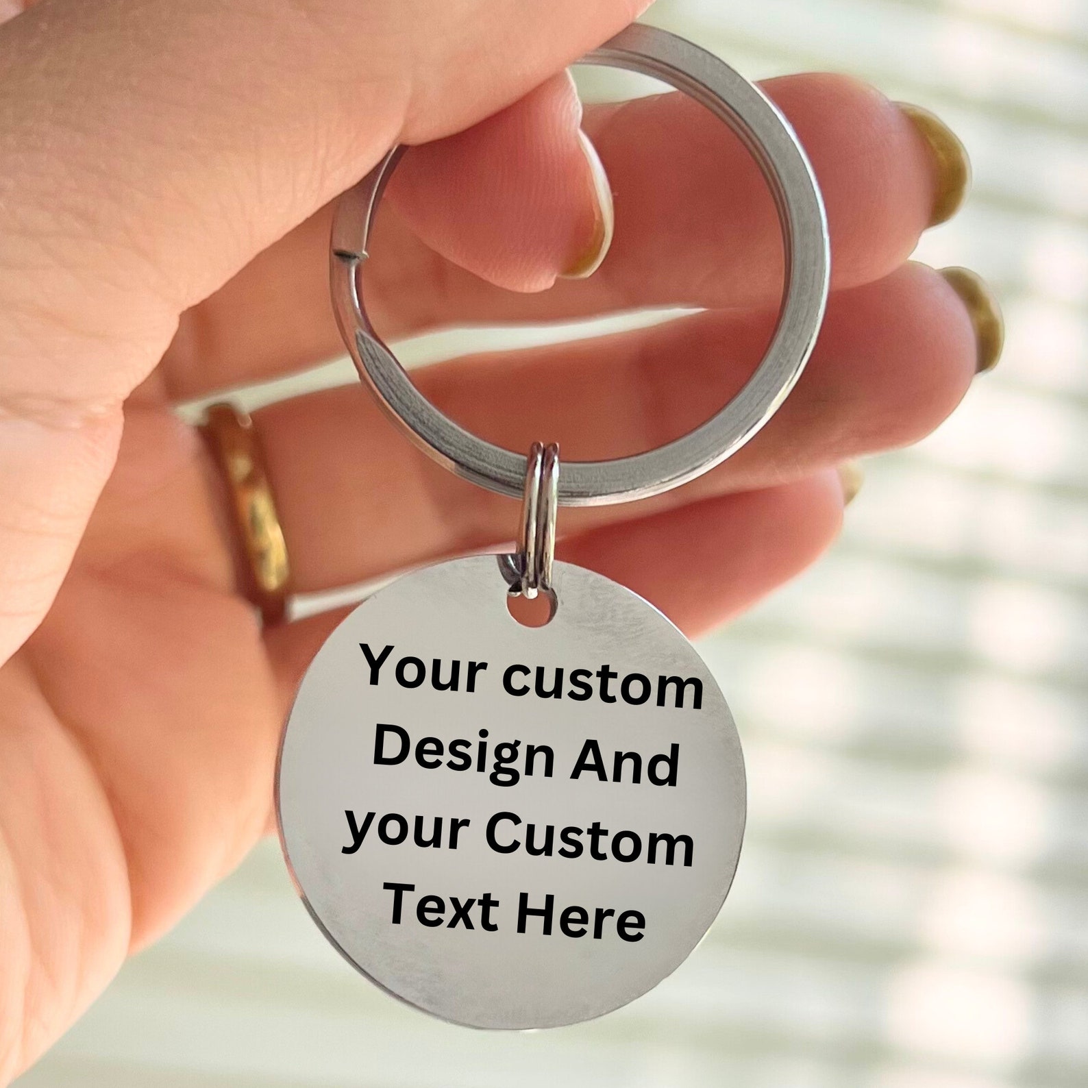 Personalized 50th Birthday Keychain Memorable Keepsake Gift - Etsy