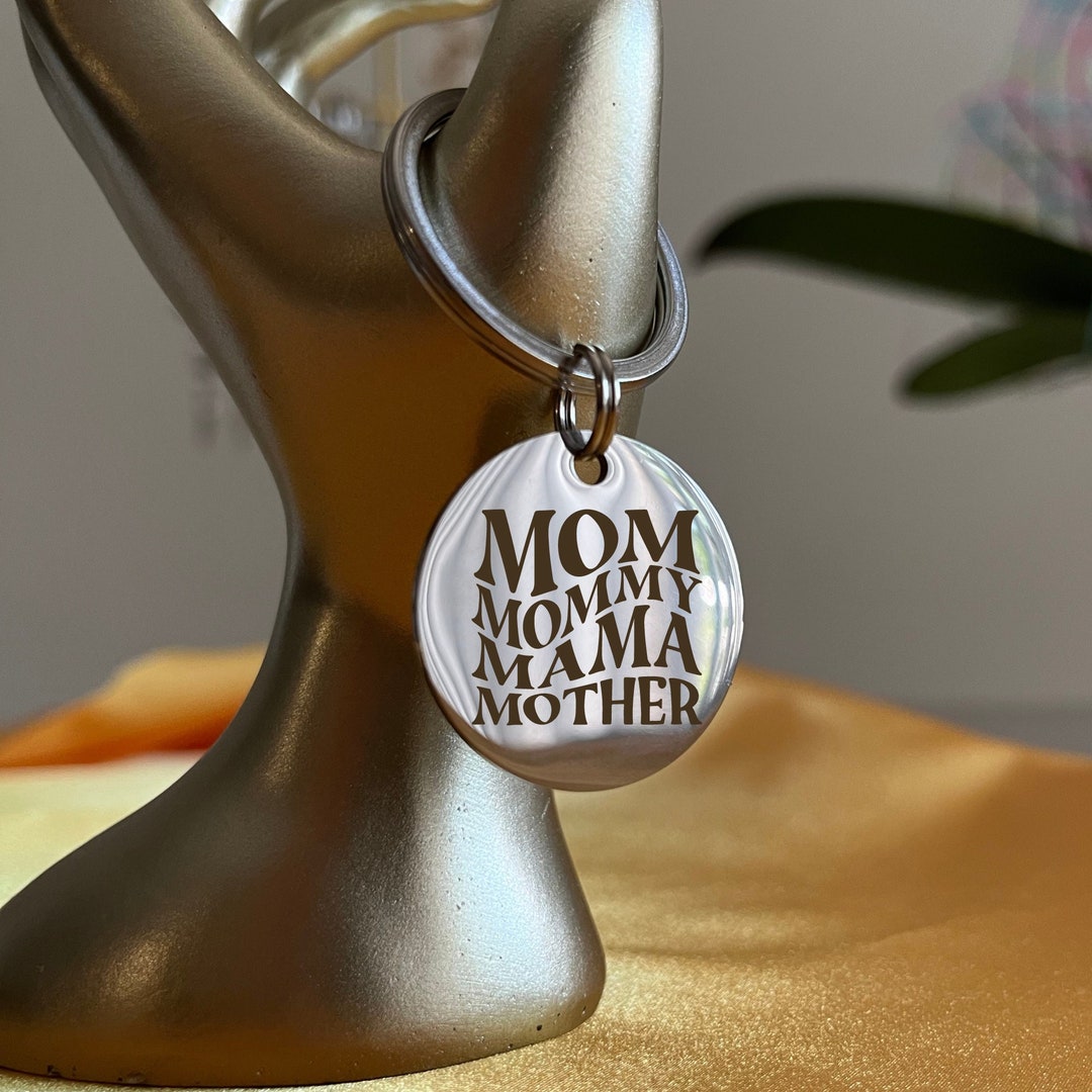 Mom Mommy Mama Mother Keychain, Custom Handmade Gifts, Gift for New ...