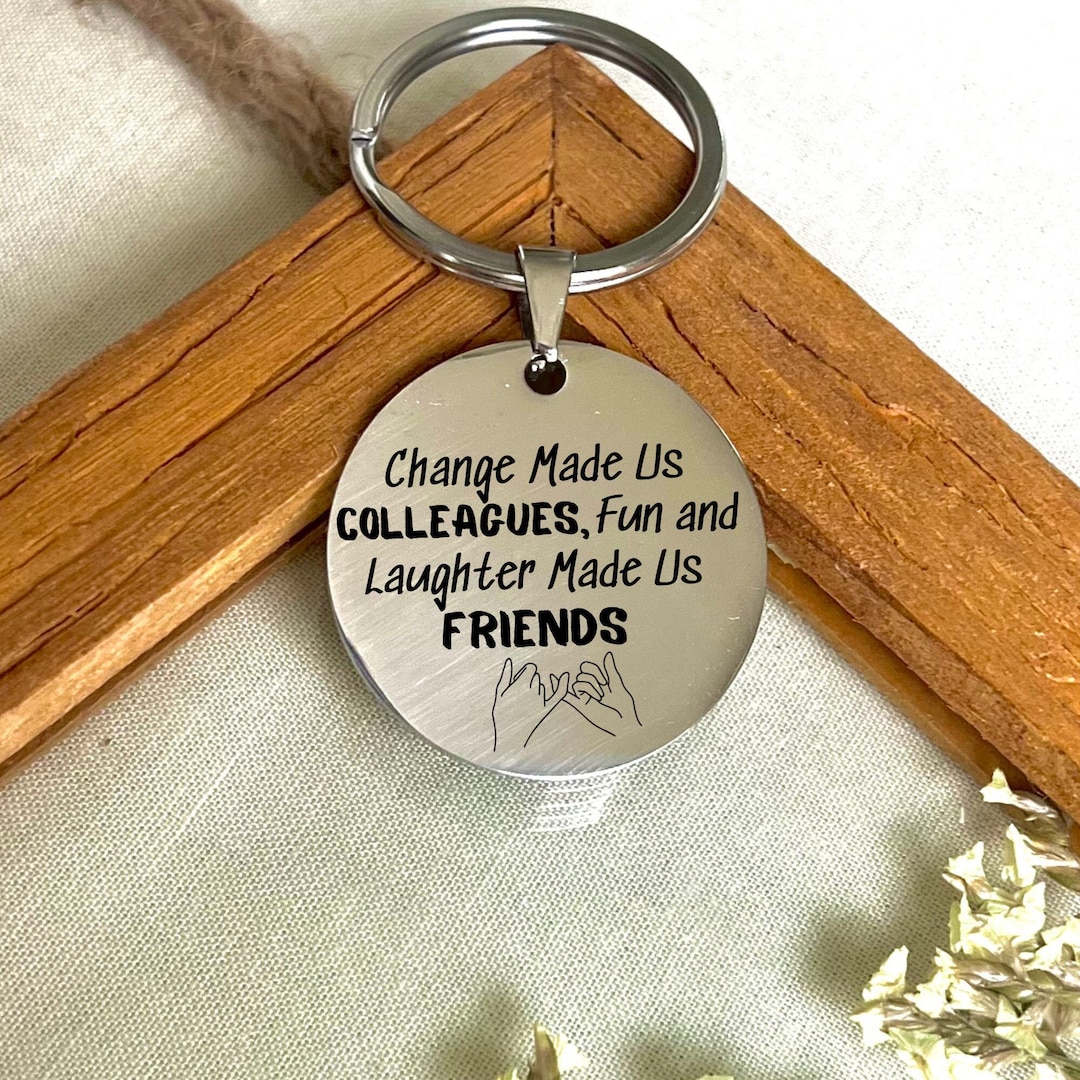 Colleagues Friendship Keychain - Thoughtful Gift for Coworkers ...