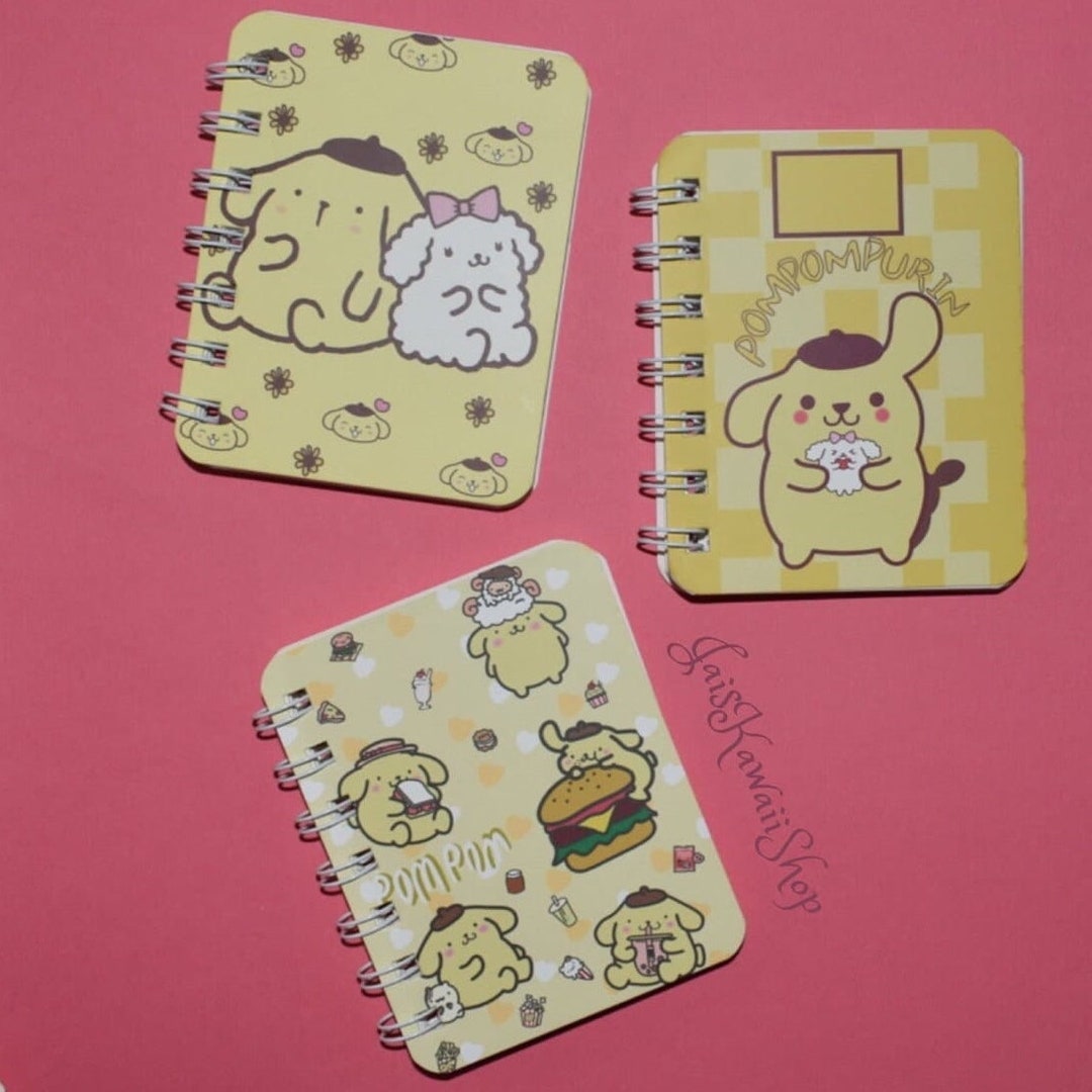 Sanrio Inspired Small Notebook Cinnamoroll Pompompurin My Melody - Etsy