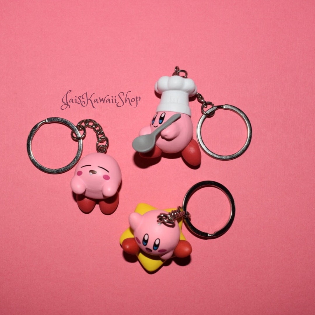 Kirby Inspired Key Chains - Etsy