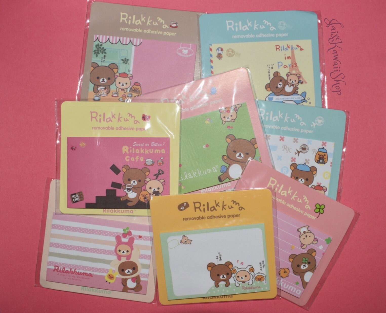 Rilakkuma Inspired Sticky Notes - Etsy