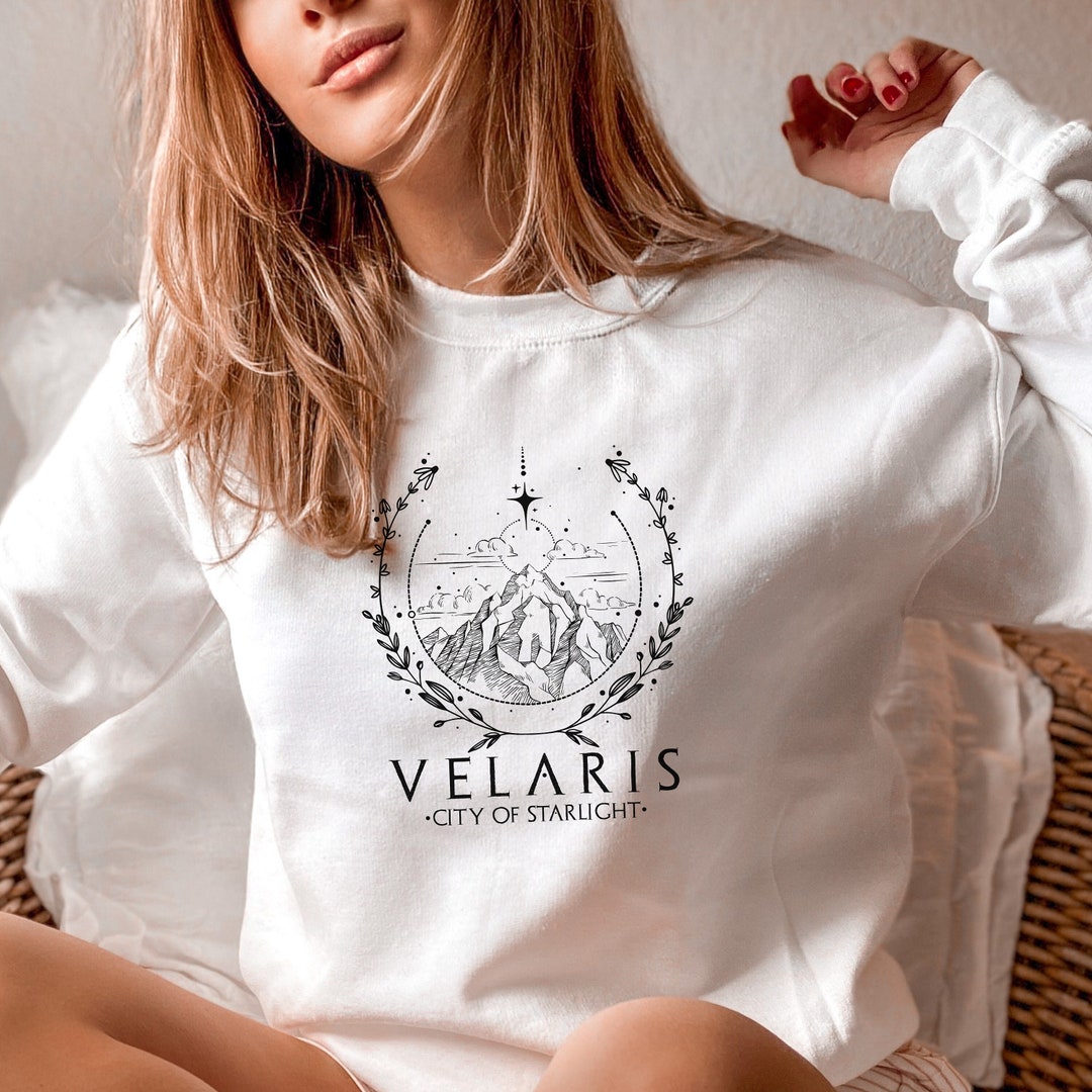 Velaris City of Starlight ACOTAR ACOMAF Black Logo Sweatshirt - Etsy