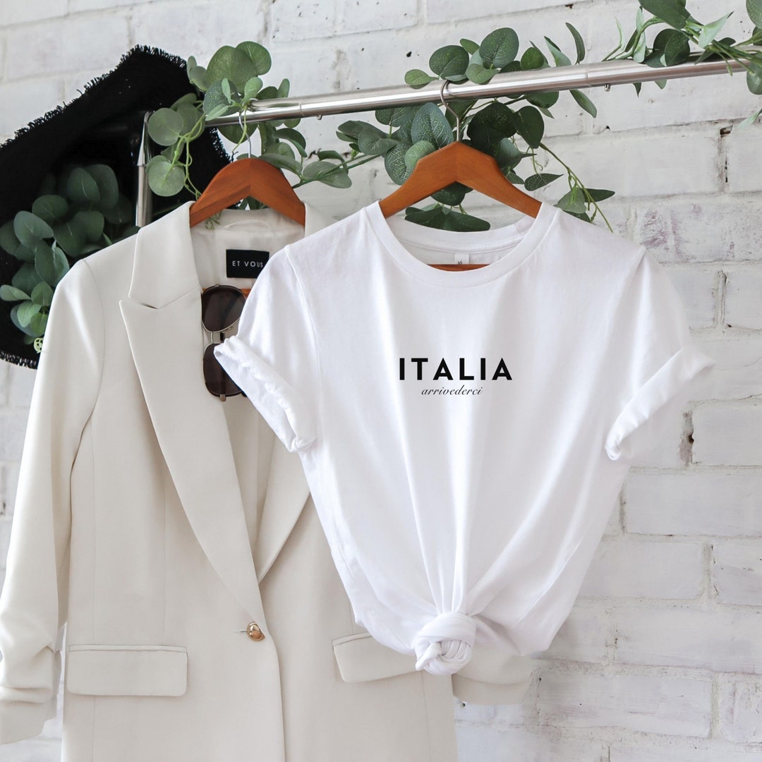Minimalist Italy Shirt Vacation Italy Gift for Travel Lover Italia ...