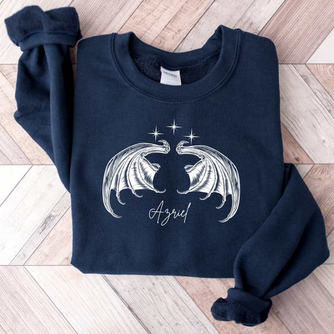 Azriel Shadowsinger ACOTAR Bayboys Wings Sweatshirt - Etsy