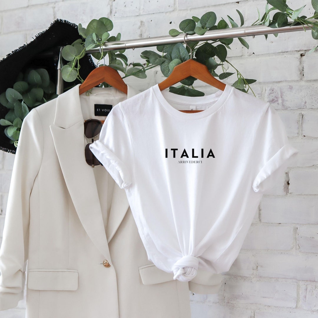 Minimalist Italy Shirt Vacation Italy Gift for Travel Lover Italia ...