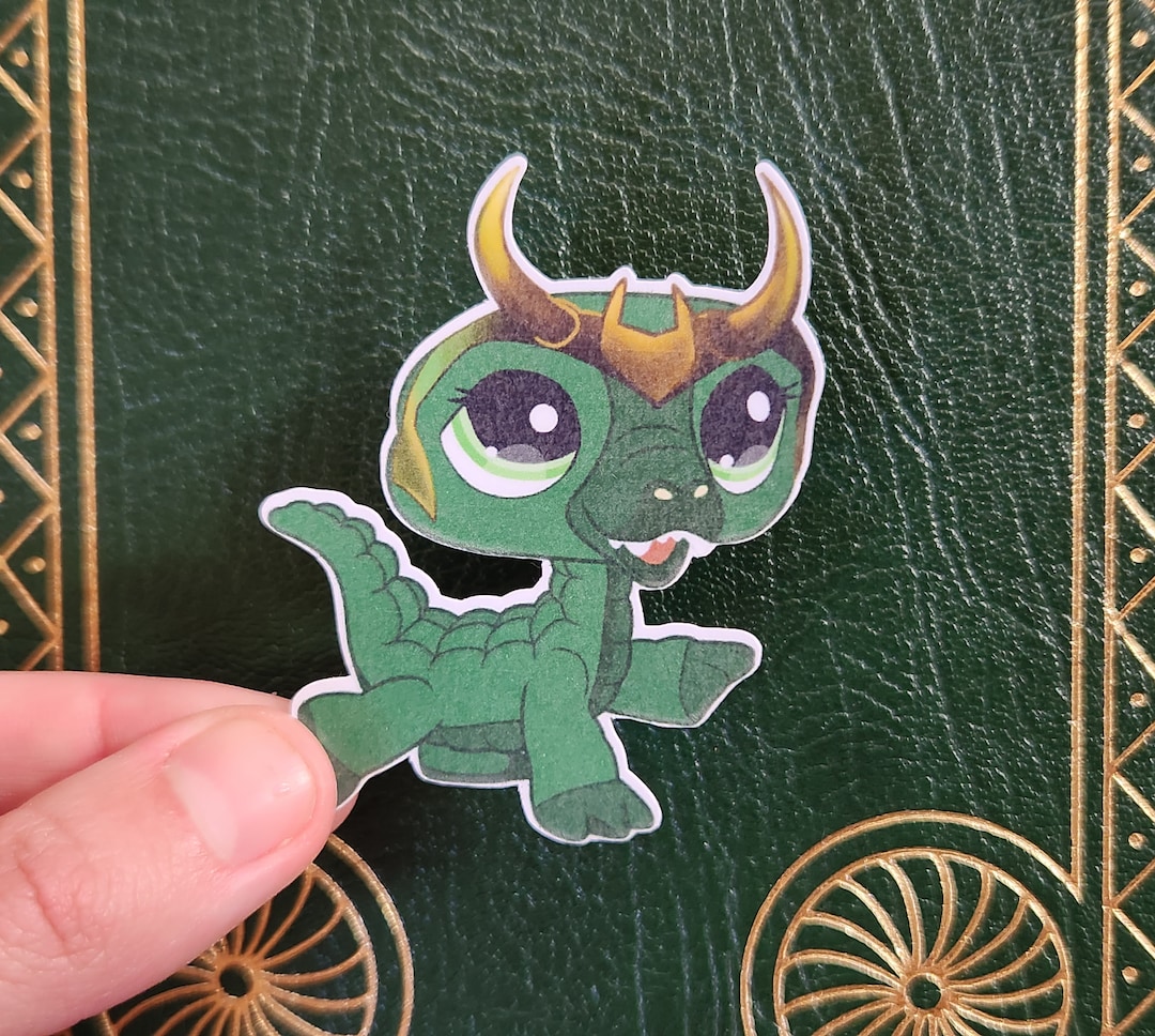 Loki Crocodile/ Alligator Sticker littlest Pet Shop LPS Inspired ...