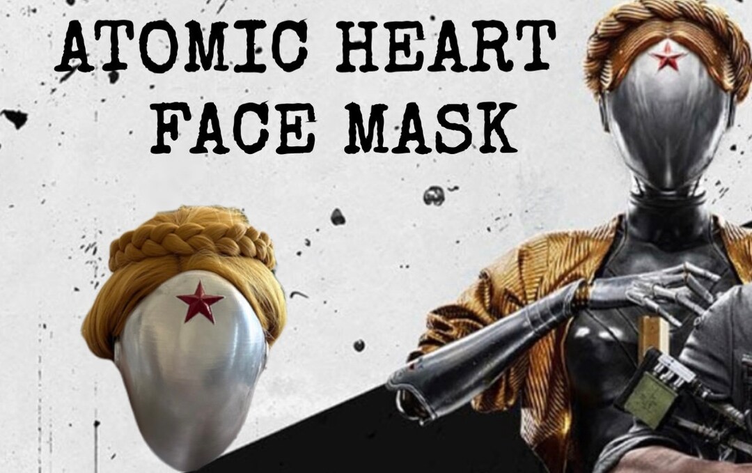 Atomic Heart Face Mask Cosplay Twins Robot Game Character - Etsy