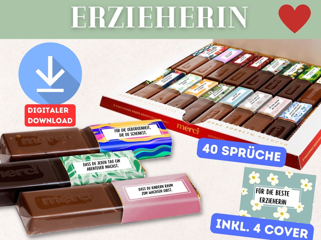 Digital Merci Banderoles for Educators - Thank You & Christmas Gift ...