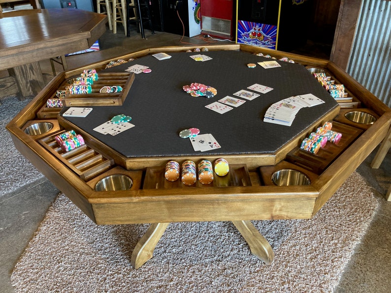 Poker Tables Arcades Game Room Furniture - Etsy