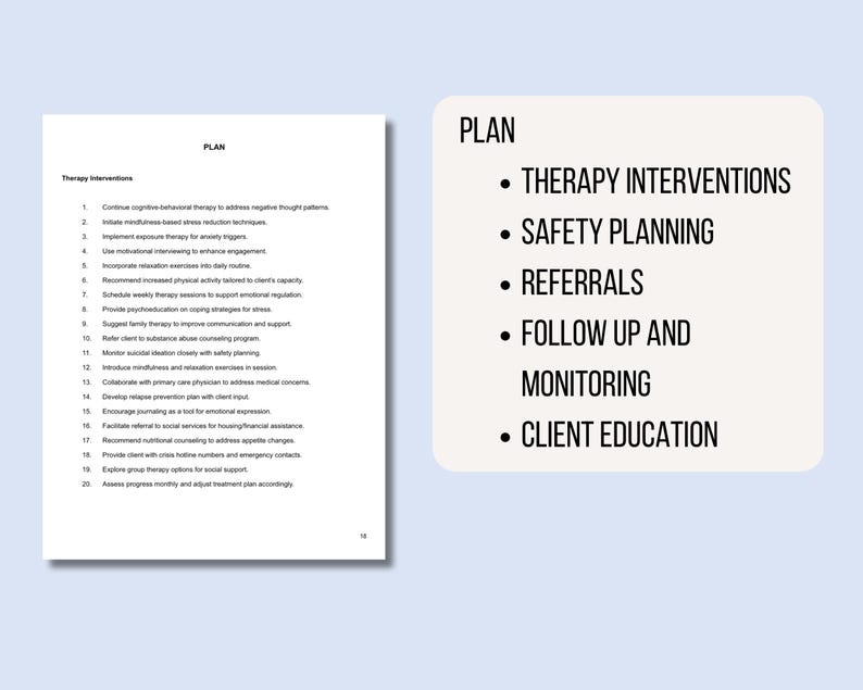 SOAP Notes Phrase Guide for Therapists Mental Health Documentation ...