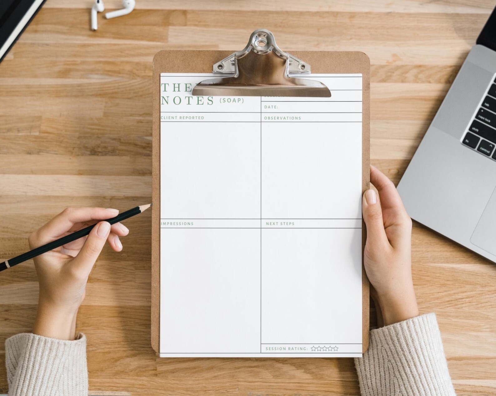 SOAP Note Template for Therapists, Printable PDF, Counseling Progress ...