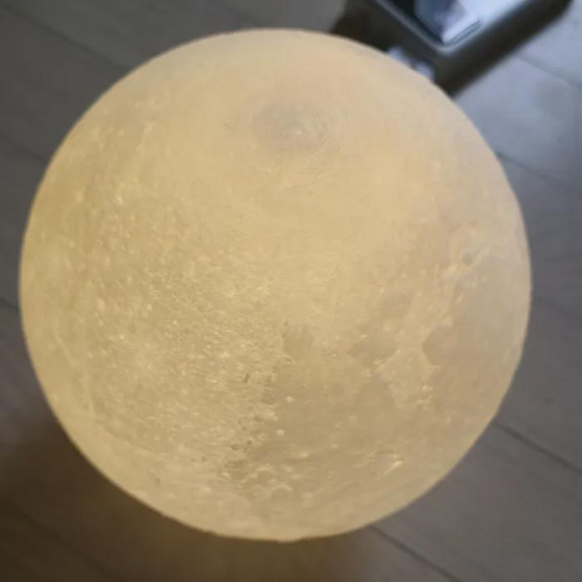 Moon Lamp 3D Printed Lunar Night Light LED Space Decor - Etsy