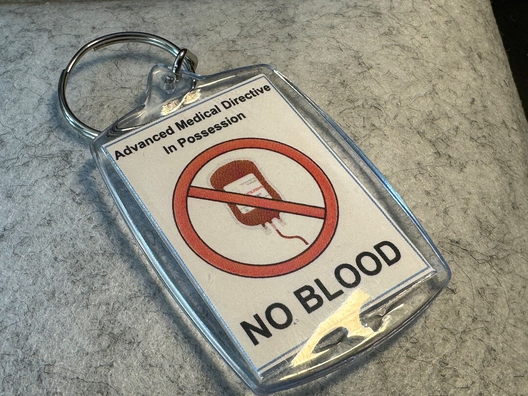 JW No Blood Keyring - Etsy