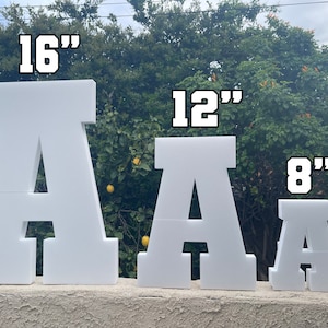 16 Foam Letters & Numbers 1 Thick - Etsy