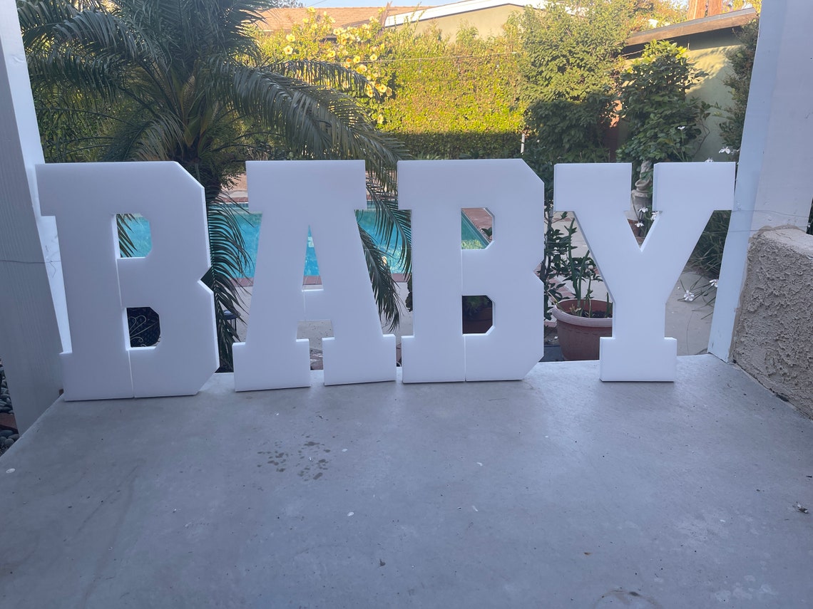 12" Foam Letters & Numbers 1" Thick - Etsy