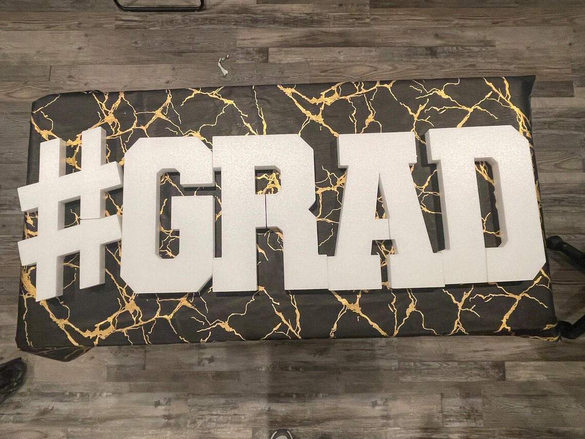 8 Foam Letters & Numbers Free Standing - Etsy