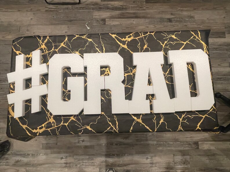 12" Foam Letters & Numbers 1" Thick - Etsy