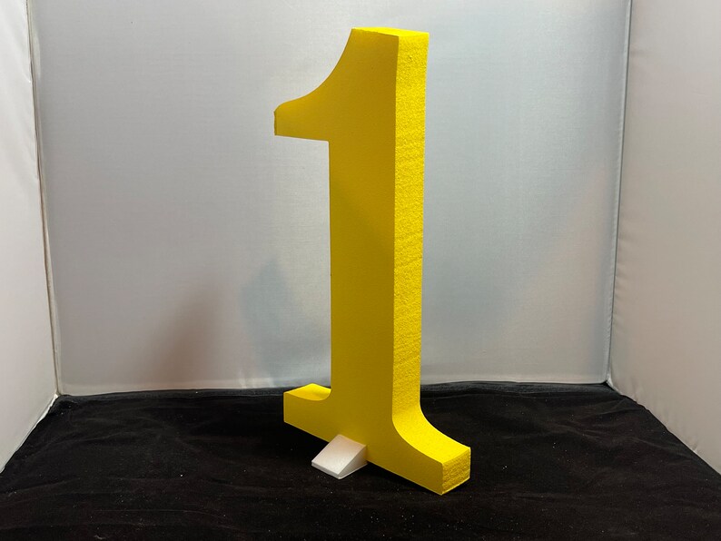 8 Foam Letters & Numbers Free Standing - Etsy