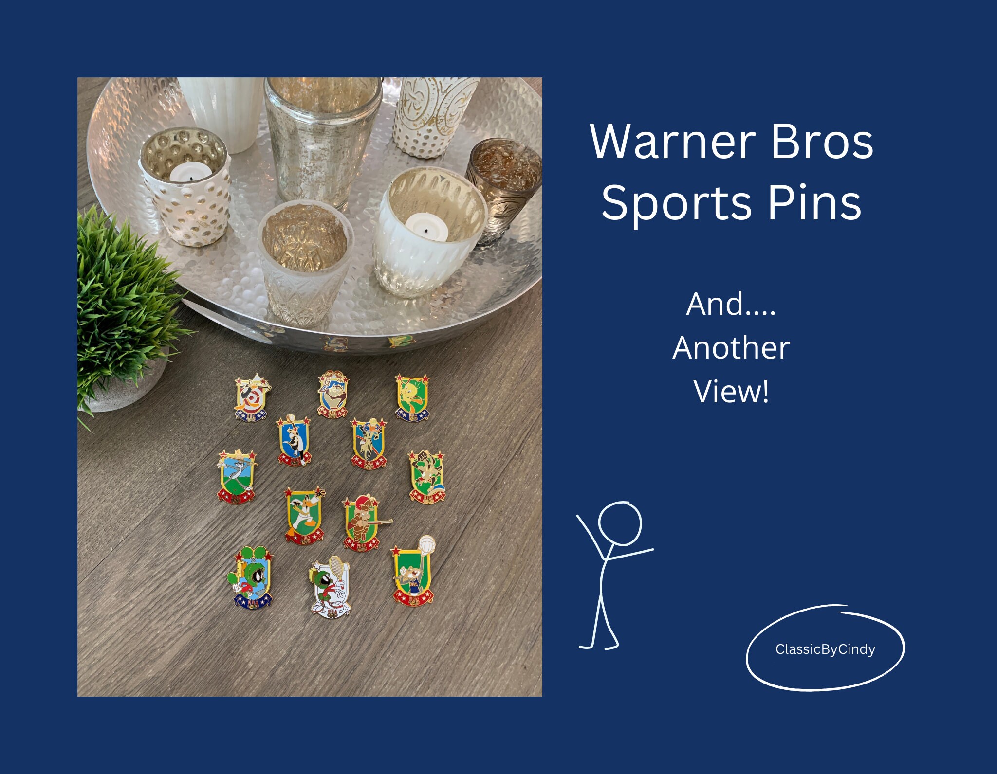 1996 Olympic Warner Bros Sports Pins – Bugs Bunny – Elmer Fudd – Marvin ...